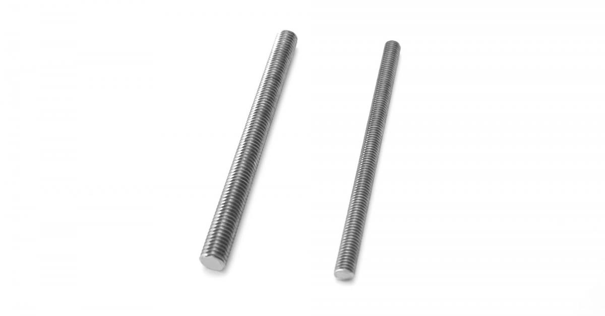 1/2 X 12 304 SS All Thread Hanger Rod | Plasti-Bond