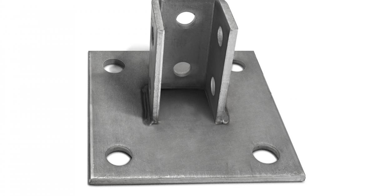 Square Channel Base Plate 316 | Plasti-Bond