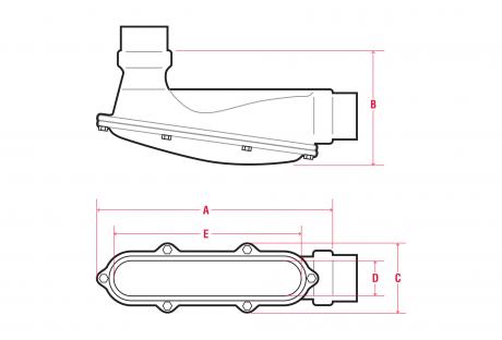 1/2 Inch LBD Pulling Elbow | Plasti-Bond